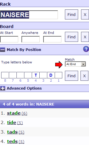 Scrabble Helper Help | Wordplays.com