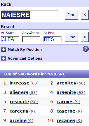 Scrabble Helper Help | Wordplays.com